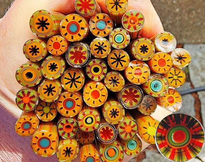 Coe 96 Fancy Murrini: Outstanding - 1 Oz Murrini Murrine Millefiori ...