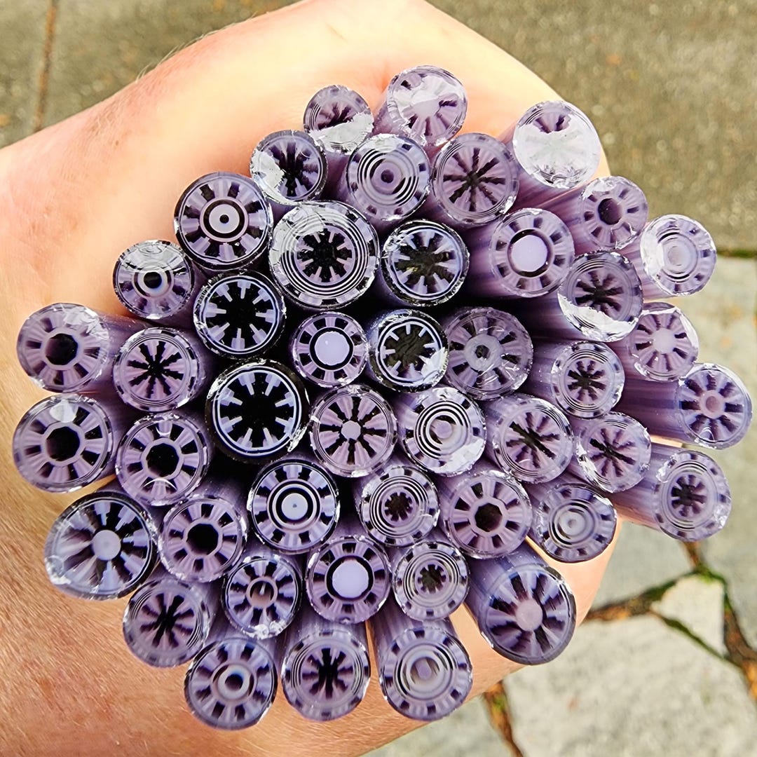 Coe 96 Extra-fancy Murrini: I Dream in Purple - 1 Oz Murrini Murrine ...