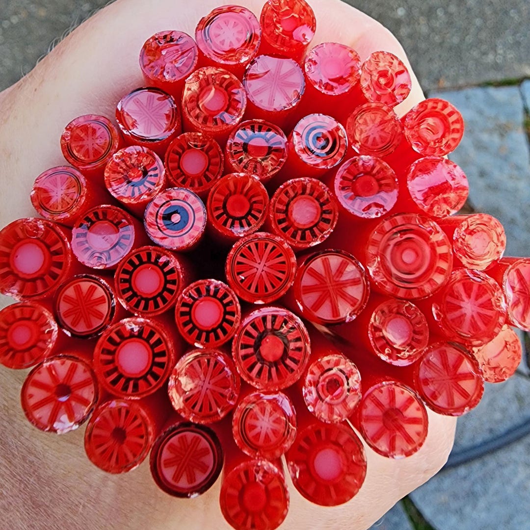 Coe 96 Extra-fancy Murrini: Be Bold - 1 Oz Murrini Murrine Millefiori ...