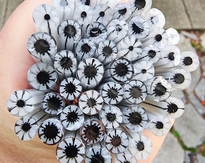 Coe 96 Flower: Timeless - 1 Oz Murrini Murrine Millefiori Vitrigraph ...