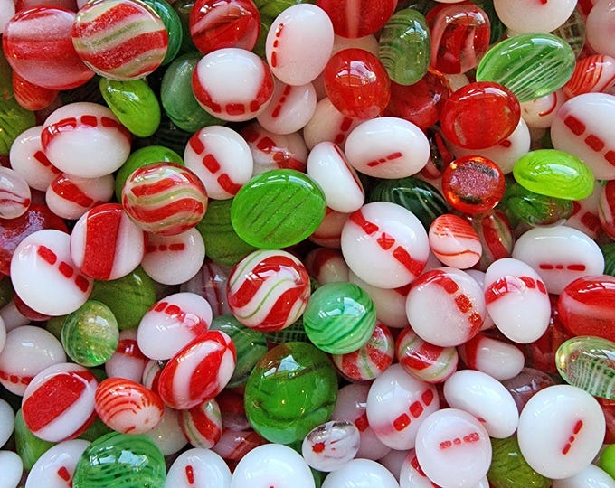 Coe 96 Glass Dots: Christmas Baubles - 1 Oz Murrini, Murrine ...