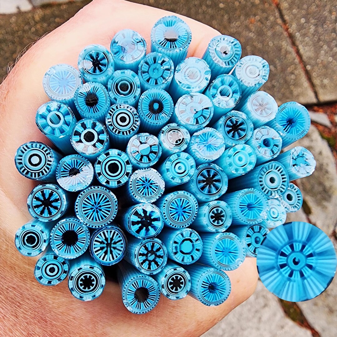 Coe 90 Extra-fancy Murrini: Glacier Ice - 1 Oz Murrini Murrine ...