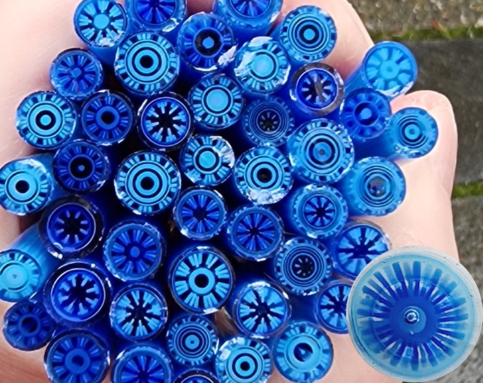 Coe 96 Fancy Murrini: Clever - 1 Oz Murrini Murrine Millefiori ...