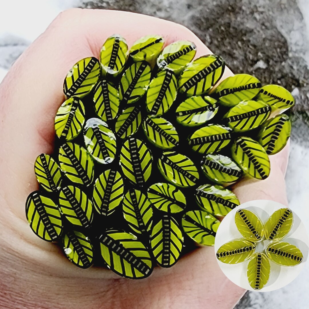 Coe 96 Leaf: Fancy - 1 Oz Murrini Murrine Millefiori Vitrigraph Cane ...