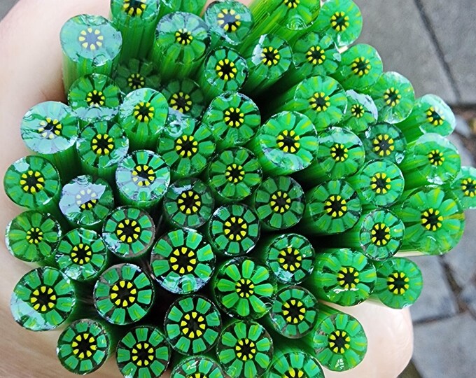 Coe 96 Flower: Forget-me-not - 1 Oz Murrini, Murrine, Millefiori ...