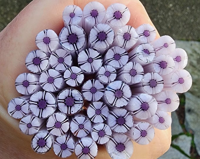 Coe 90 Flower: Mai Tai - 1 Oz Murrini Murrine Millefiori Vitrigraph ...