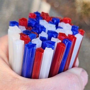 Coe 96 Tack Fuse Stars: America the Beautiful 1 Oz Murrini Murrine ...