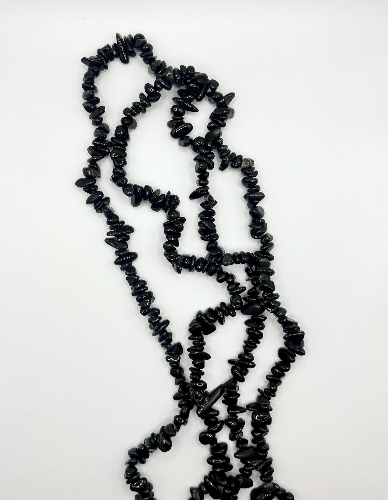 Obsidian Chip Beads, Obsidian Beads, Natural Obsidian Beads, Obsidian ...