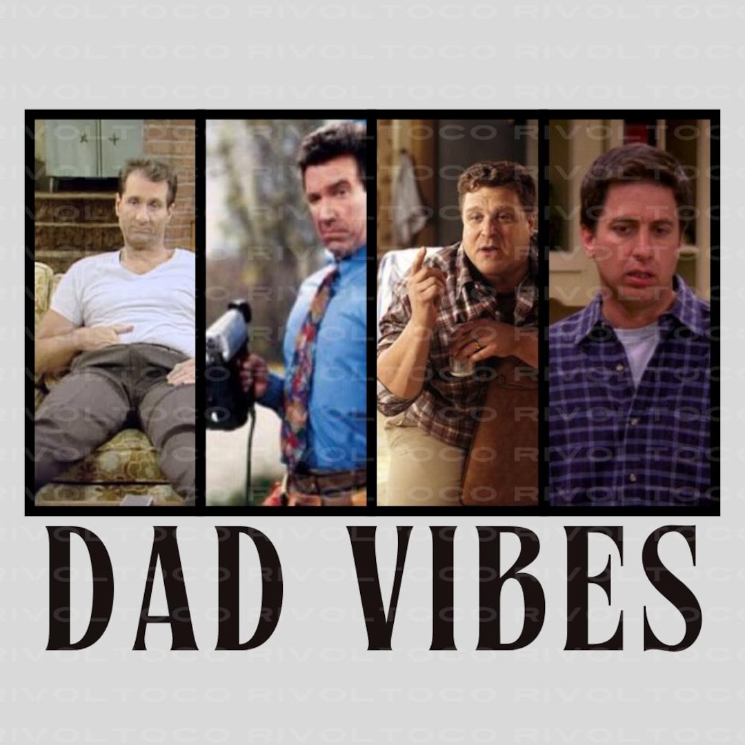 Retro 90’s Dad Vibes PNG, Sitcom Dads Png, Funny Dad Png, Dad Life Png ...