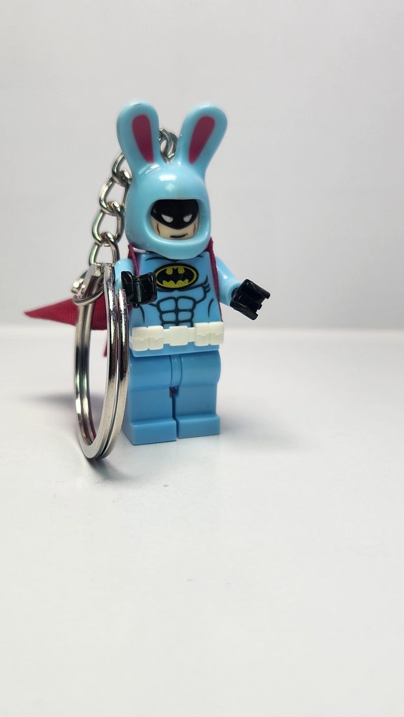 Lego Batman Minifigure Keychain - Etsy