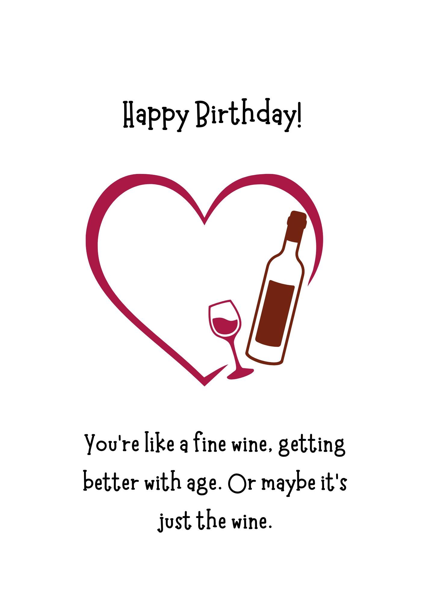 Printable Birthday Card, Funny Birthday Card, Birthday Card Printable ...