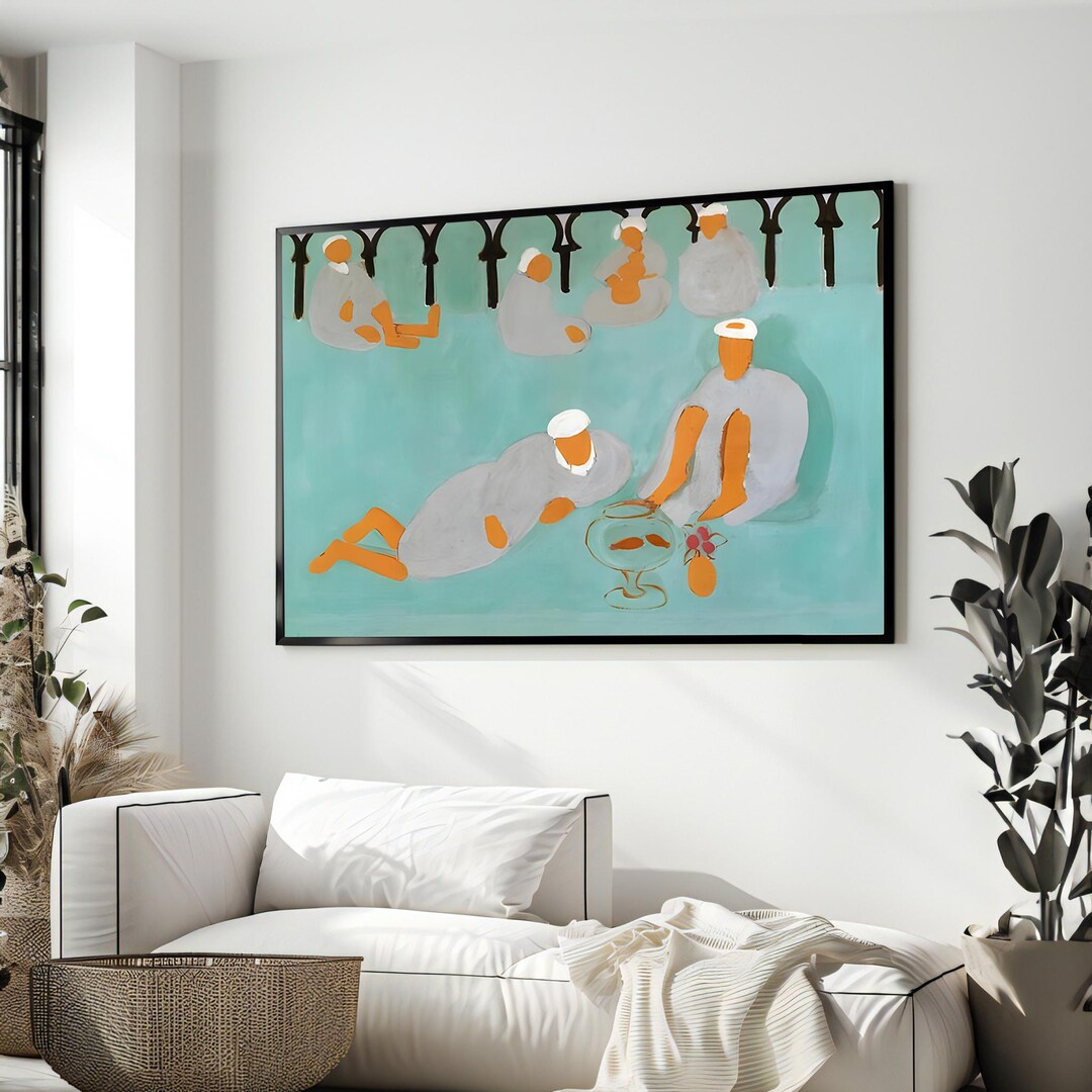Henri Matisse the Moroccans - High-quality Canvas Art for Elegant Home ...