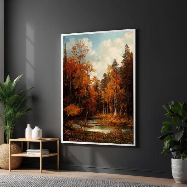 Fall Canvas Wall Art - Etsy