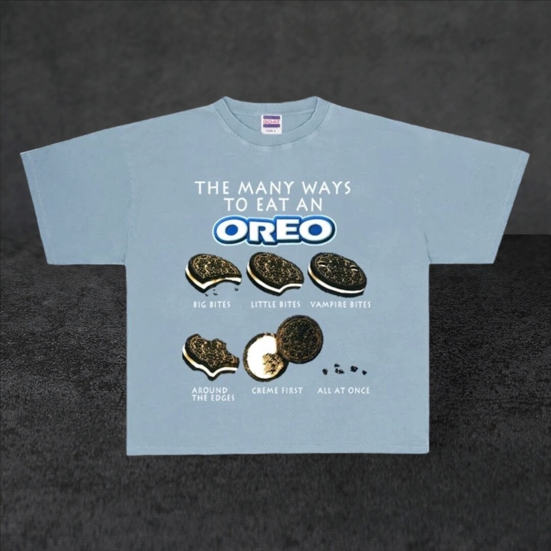 Oreo Fun Ways to Eat an Oreo T-shirt Cookie Lover's Delight Novelty ...