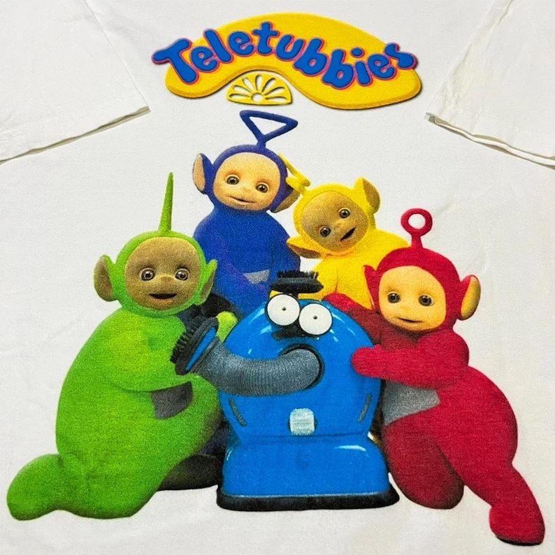 Vintage Teletubbies T-shirt, Classic 90s Retro Graphic Tee, Unisex Size ...