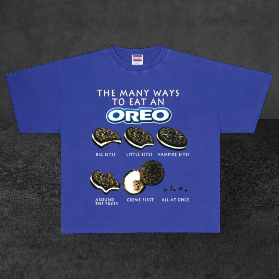 Oreo Fun Ways to Eat an Oreo T-shirt Cookie Lover's Delight Novelty ...
