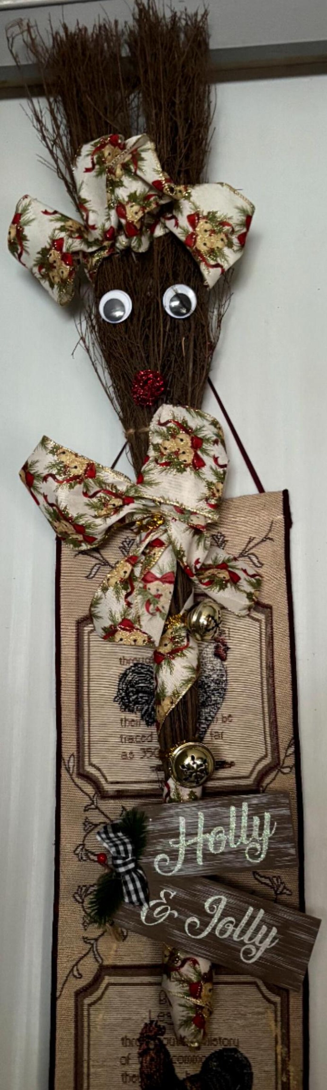 Enchanting Christmas Witches Broom Festive Holiday Decor Cinnamon ...