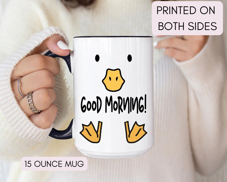 Silly Goose Mug Funny Good Morning Coffee Cup Cute Goose Gift for Goose ...