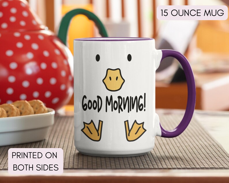 Silly Goose Mug Funny Good Morning Coffee Cup Cute Goose Gift for Goose ...
