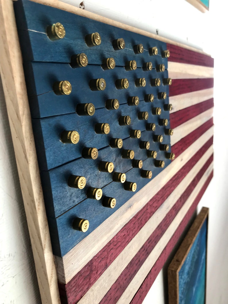Rustic American Flag Second Amendment - Etsy