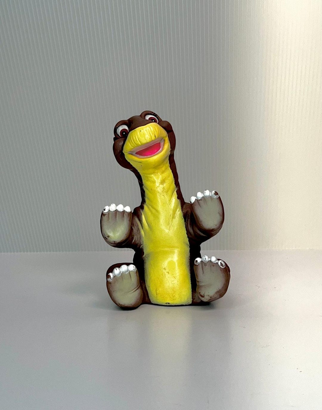 Land Before Time Littlefoot Hand Puppet - 1988 Vintage Dinosaur Figure ...