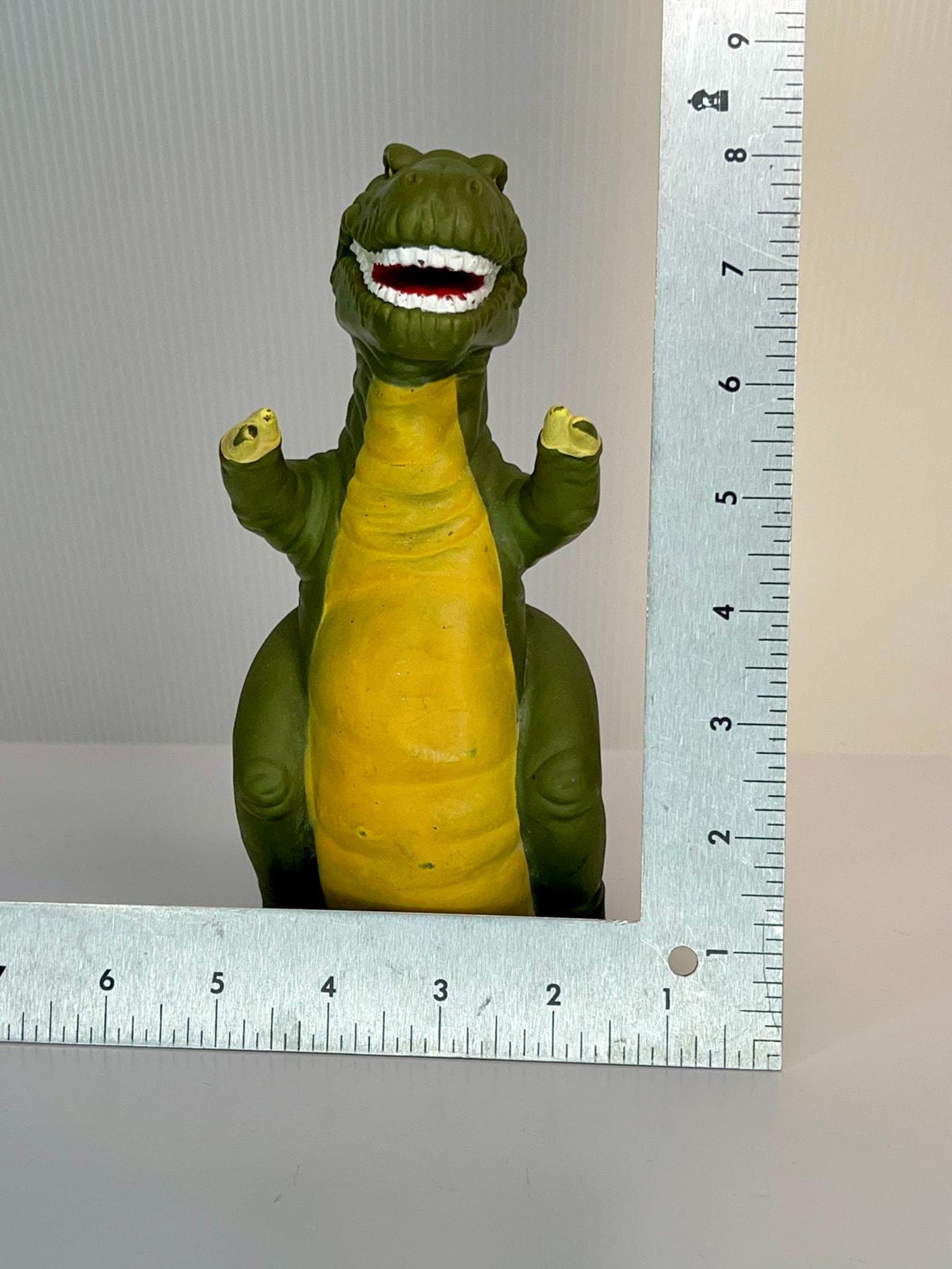 Land Before Time Sharptooth T-rex Hand Puppet 8 Vintage Dinosaur Figure ...