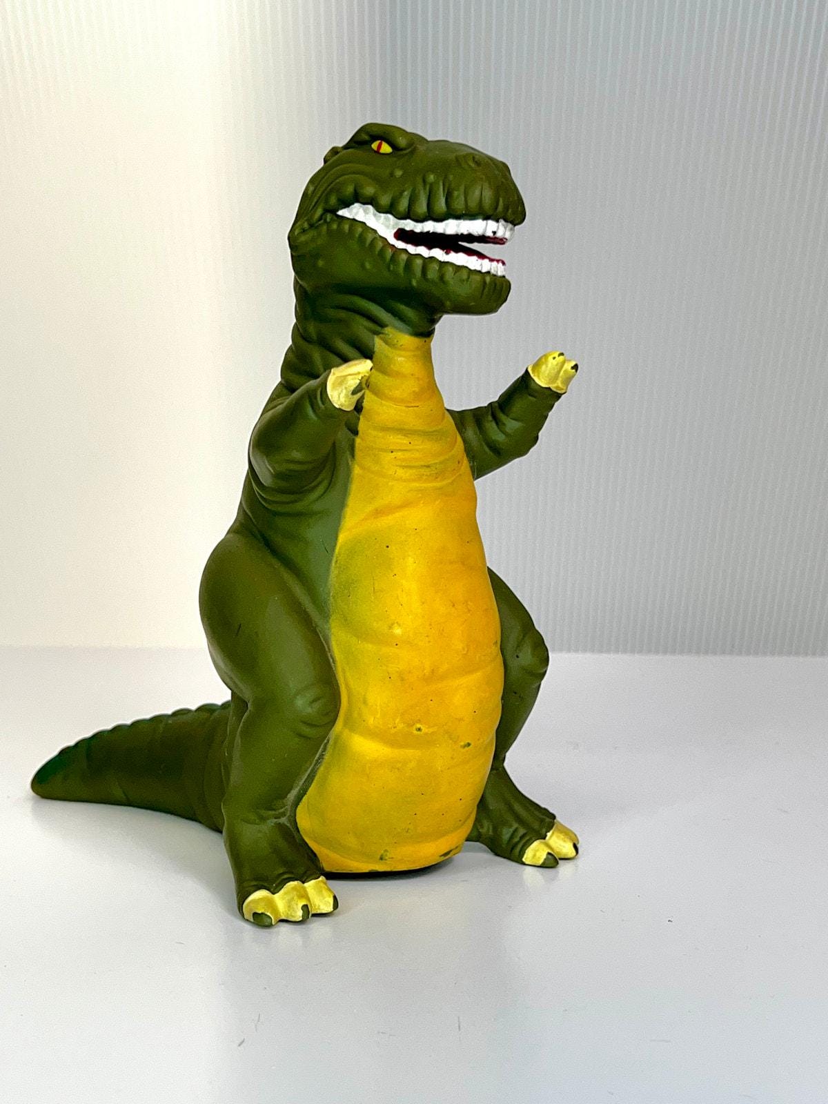 Land Before Time Sharptooth T-rex Hand Puppet 8 Vintage Dinosaur Figure ...