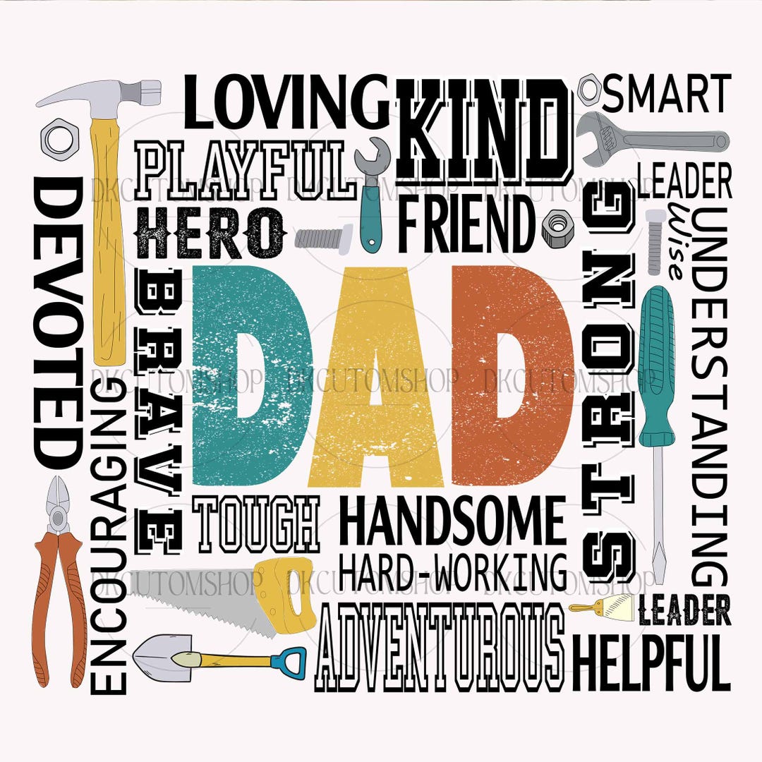 Retro Father Png, Best Dad Ever Png, Father's Day Png, Gifts for Men ...