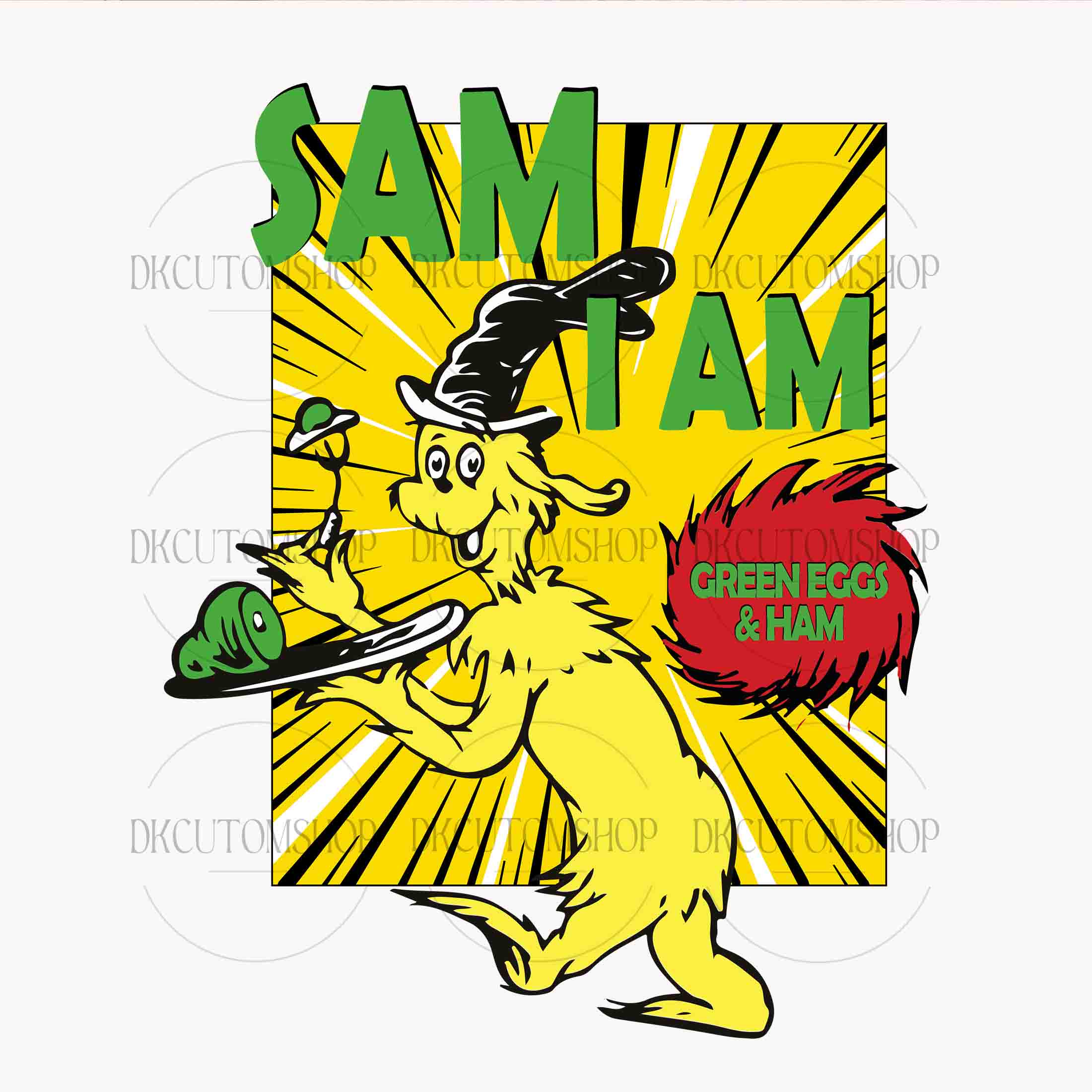 Sam I Am PNG, Cat in the Hat Png, Read Across America Png, Teacher Dr ...