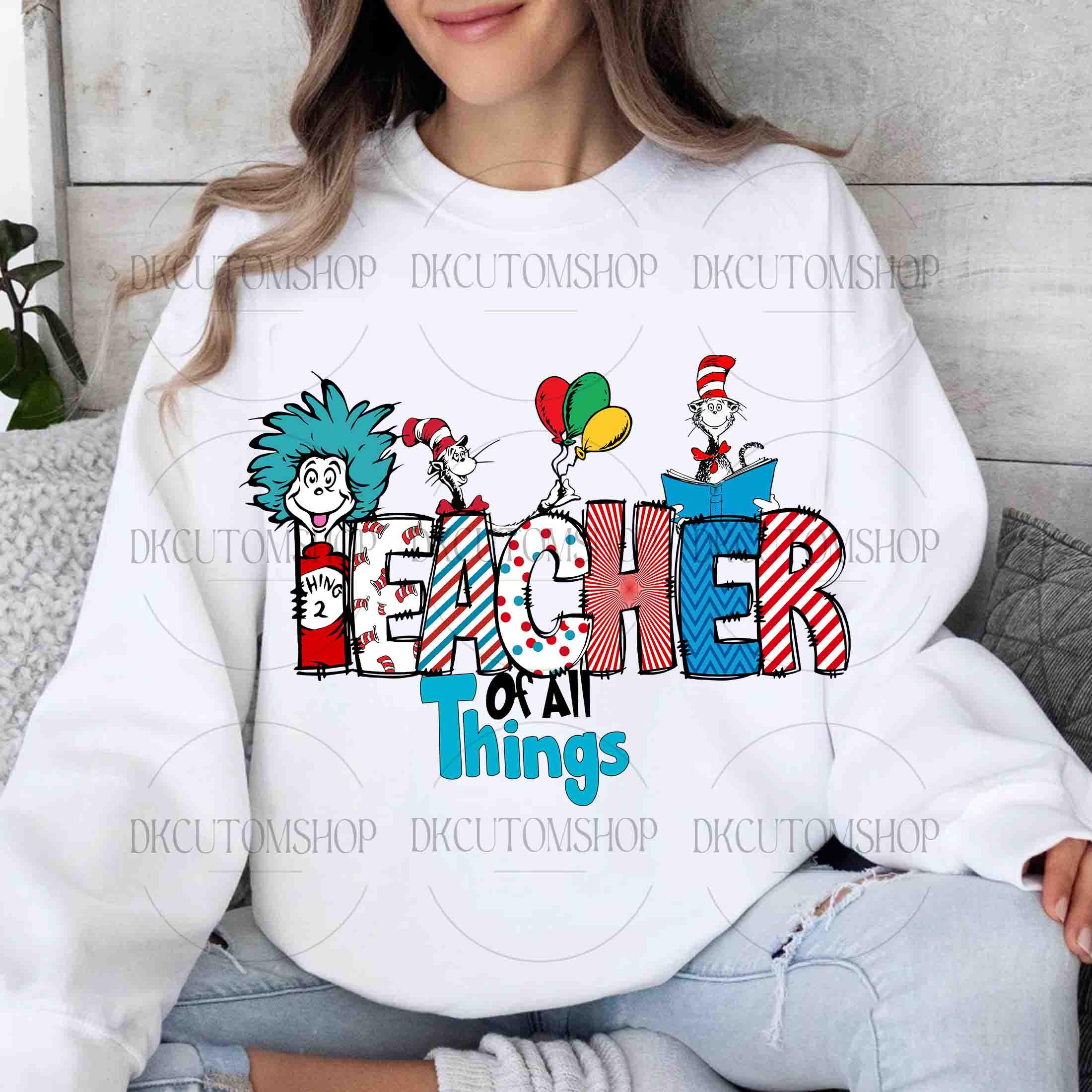 Teacher of All Things PNG, Cat in the Hat Png, Read Across America Png ...