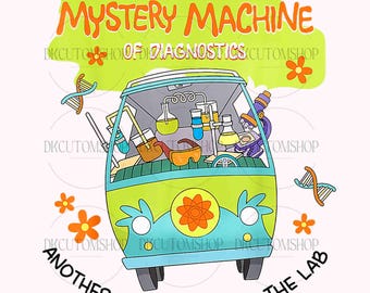Lab Week 2025 Mystery Machine Png, Mystery Machine of Diagnostics Png ...