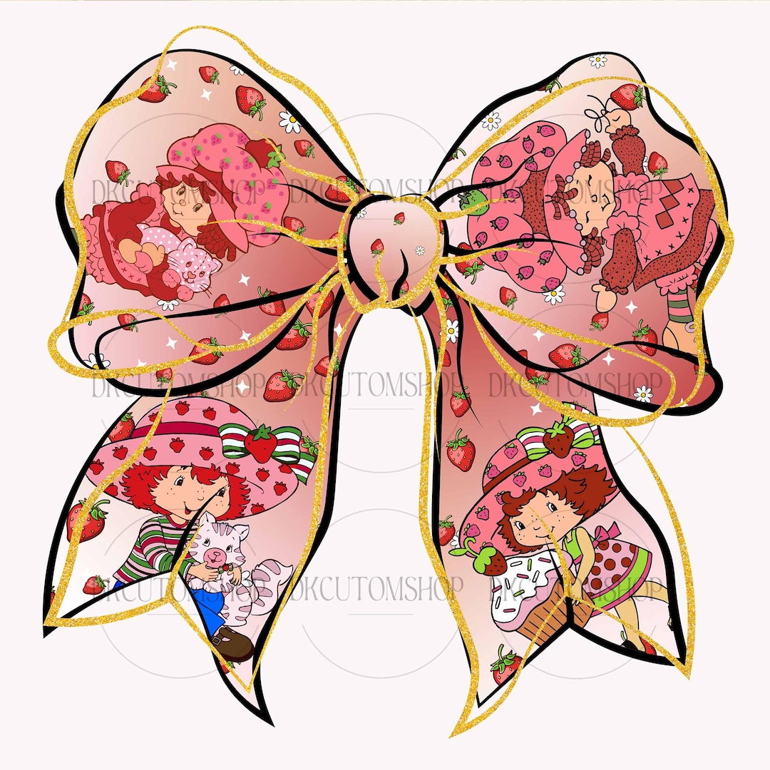 Coquette Cartoon Kids Characters Png, Coquette Bow Ribbon Png, Holiday ...