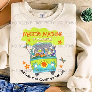 Lab Week 2025 Mystery Machine PNG, Lab Tech Png, Mystery Machine of ...