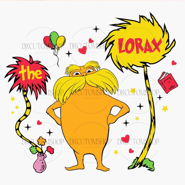 Lorax Svg - Etsy