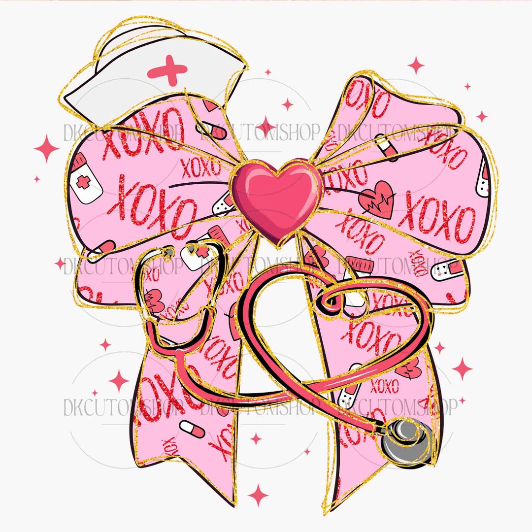 Pink Valentine Nurse Png, Valentine Nurse Coquette Png, Nurse ...