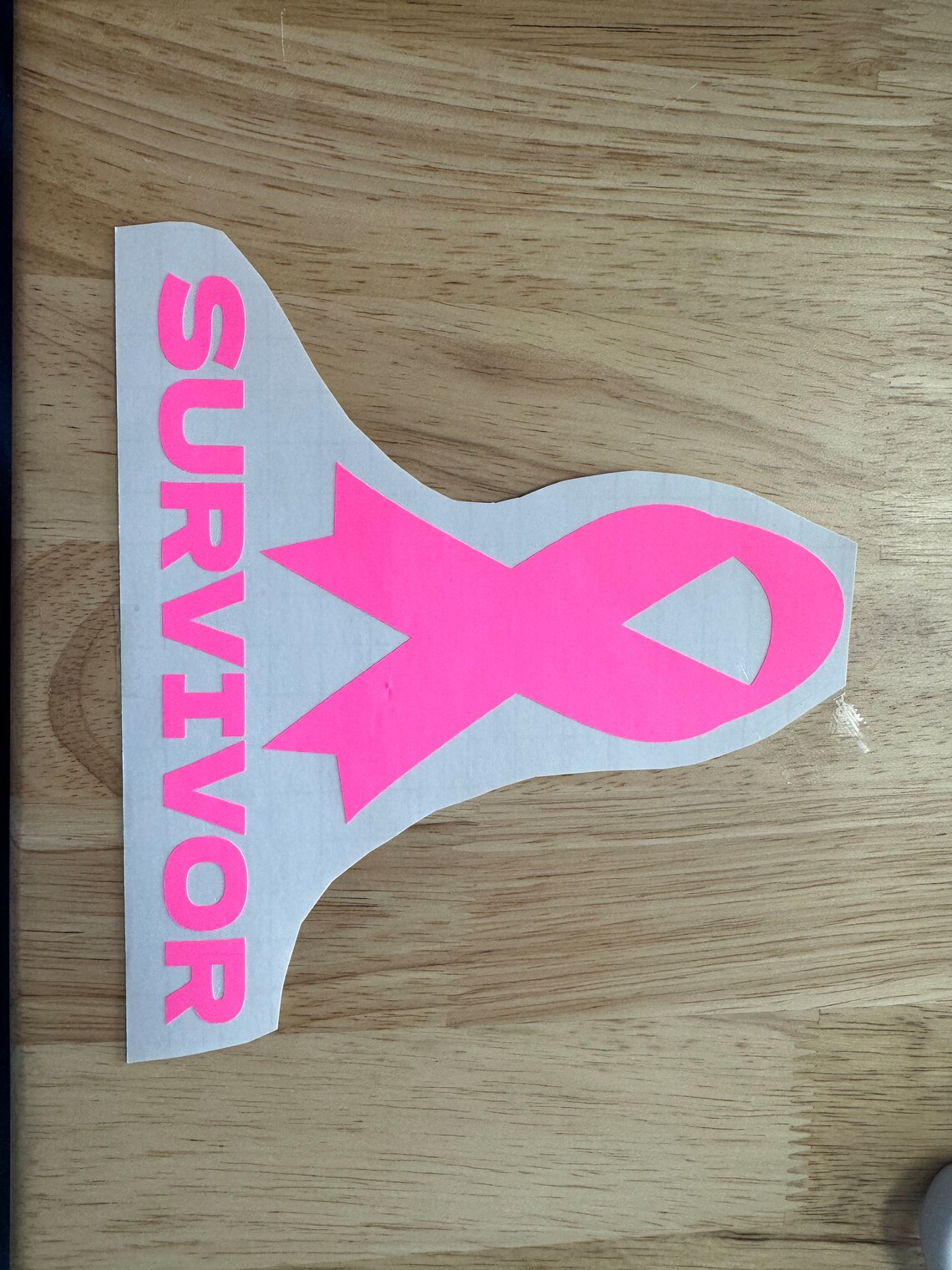 Breast Cancer Survivor Window Decal - Etsy