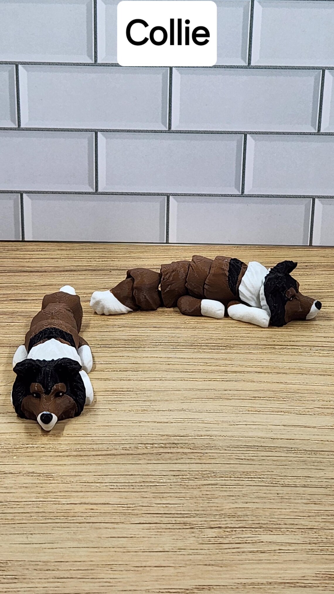 Articulated 3D Printed Dog Flexi Fidget - Set #3 | 4 Adorable Varieties ...