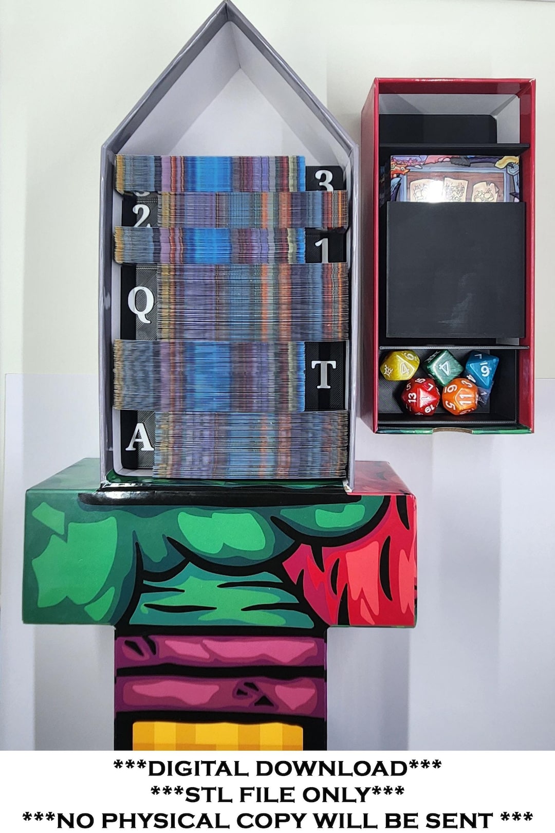 Fools Blade Card Game Box Organizer Insert ***STL File*** | Holds Base ...