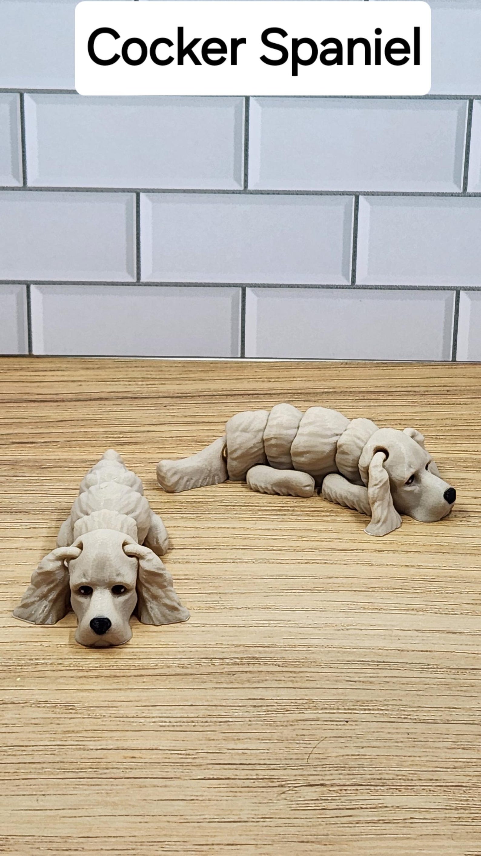 Articulated 3D Printed Dog Flexi Fidget - Set #2 | 7 Adorable Varieties ...