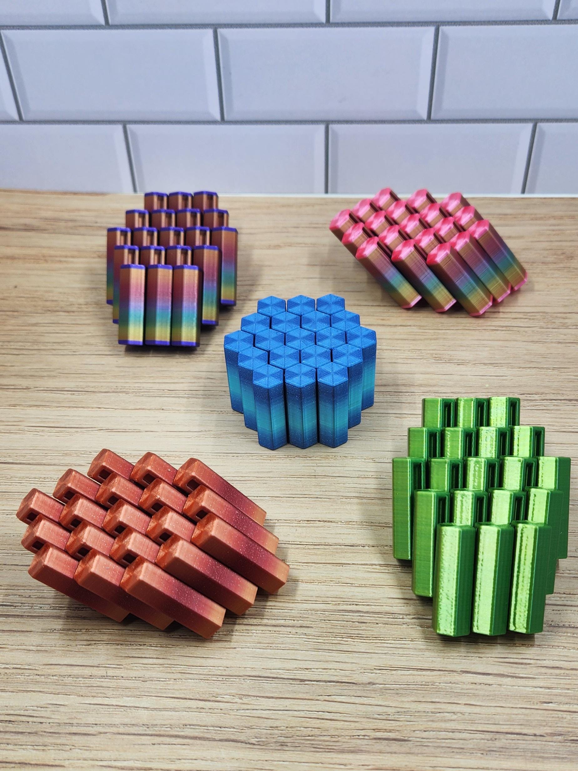 Hexagon Fidget – Interlocking Sliding Hex, Inspired by Giant's Causeway ...