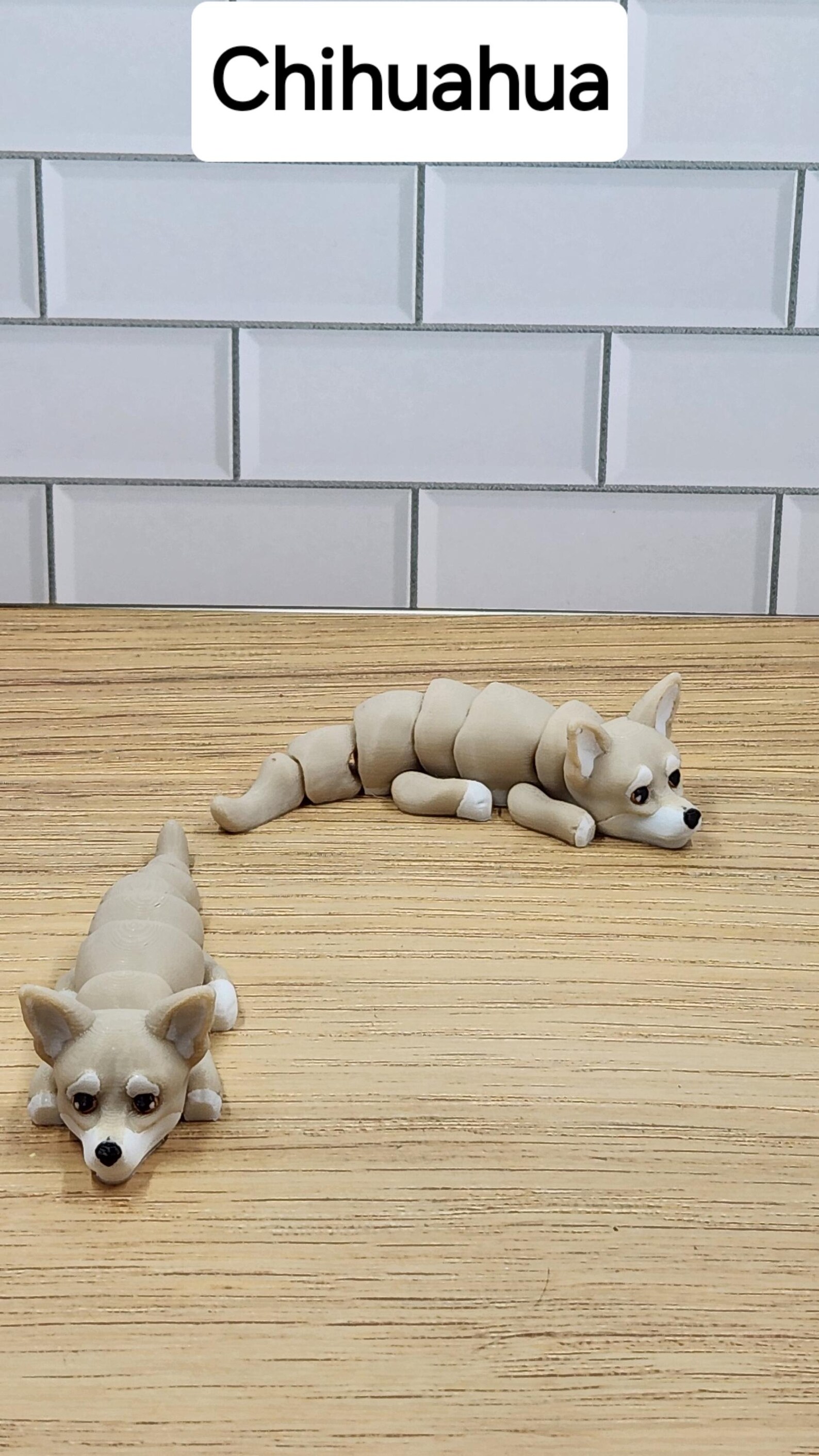 Articulated 3D Printed Dog Flexi Fidget - Set #2 | 7 Adorable Varieties ...