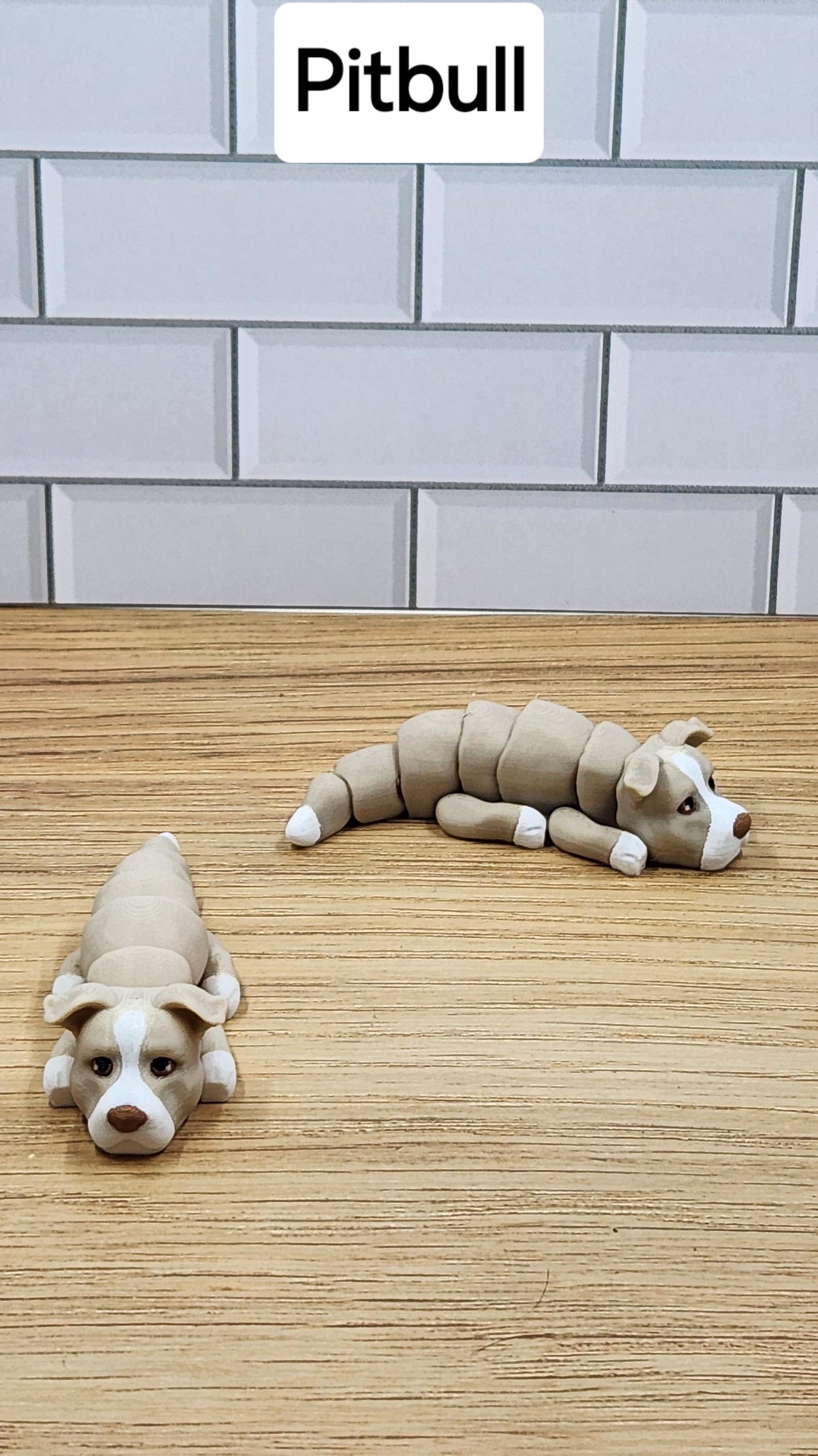 Articulated 3D Printed Dog Flexi Fidget - Set #2 | 7 Adorable Varieties ...