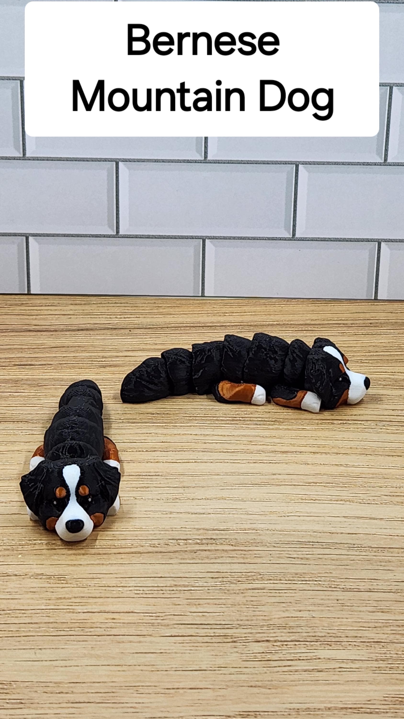 Articulated 3D Printed Dog Flexi Fidget - Set #4 | 6 Adorable Varieties ...
