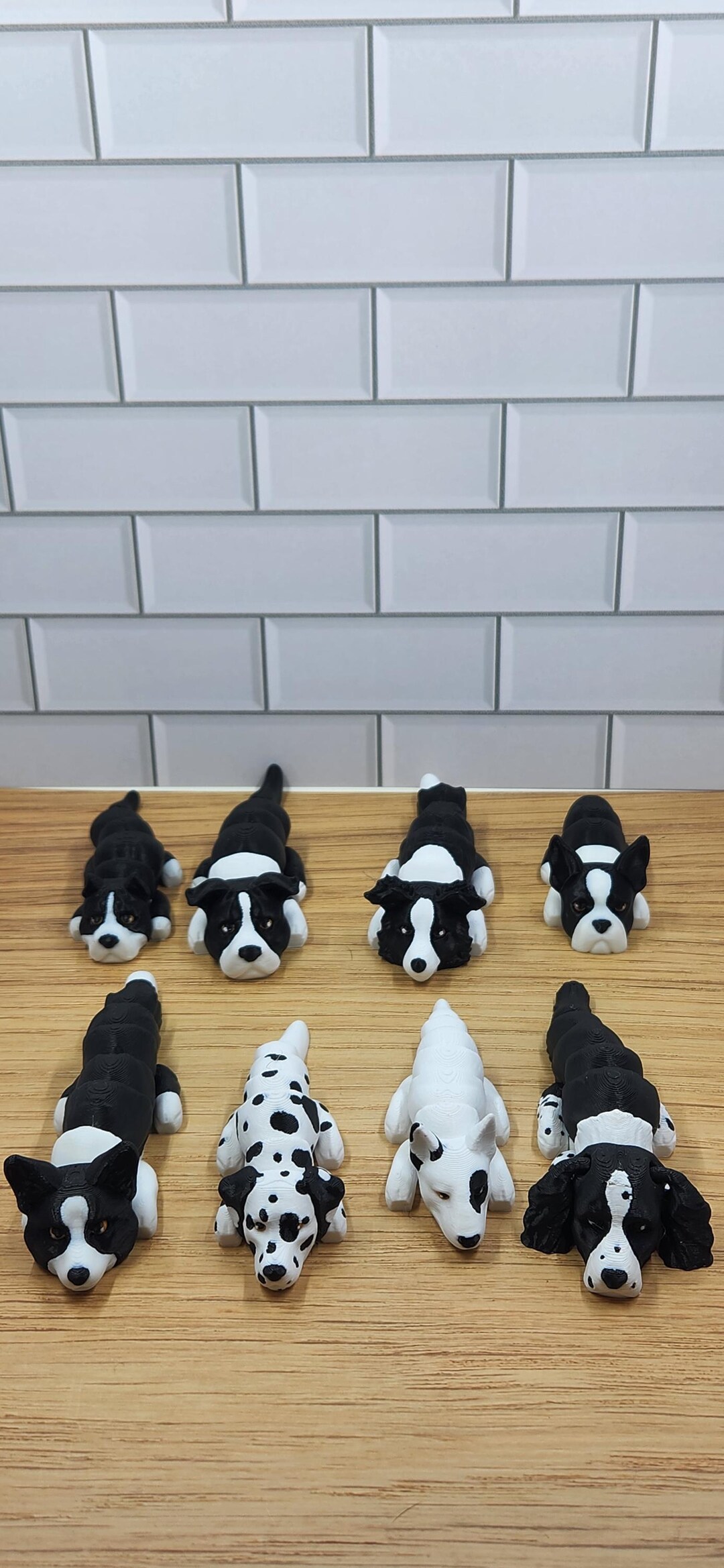 Articulated 3D Printed Dog Flexi Fidget - Set #7 | 8 Adorable Varieties ...