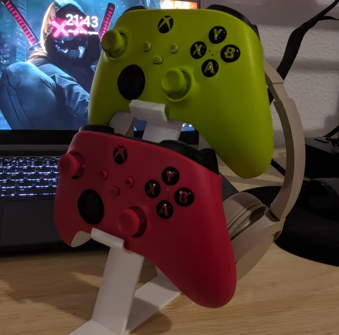 Headphones & Controller Stand - Game Console Organizer | 3D Printed ...