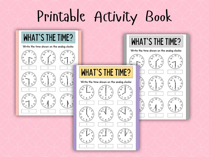 Printable Activity Worksheets for Kids, Activity Booklets, Kids ...