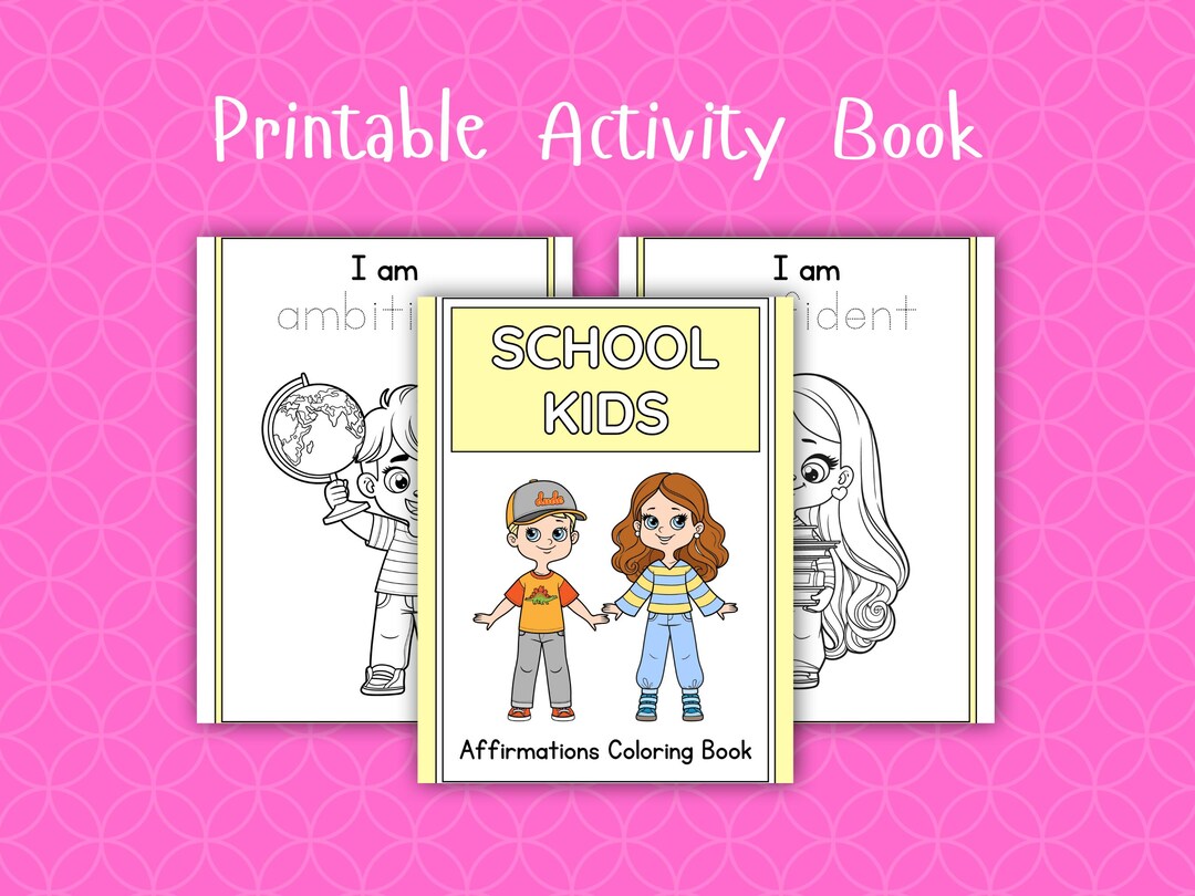 Positive Affirmation Activity and Coloring Worksheets for Kids ...