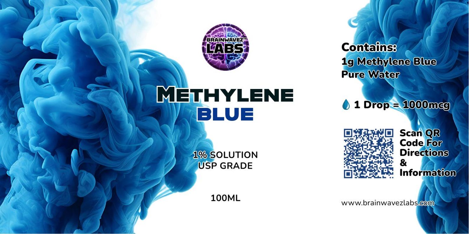 Methylene Blue USP Grade 1% Solution 100ML / 1g Ultra High Purity - Etsy