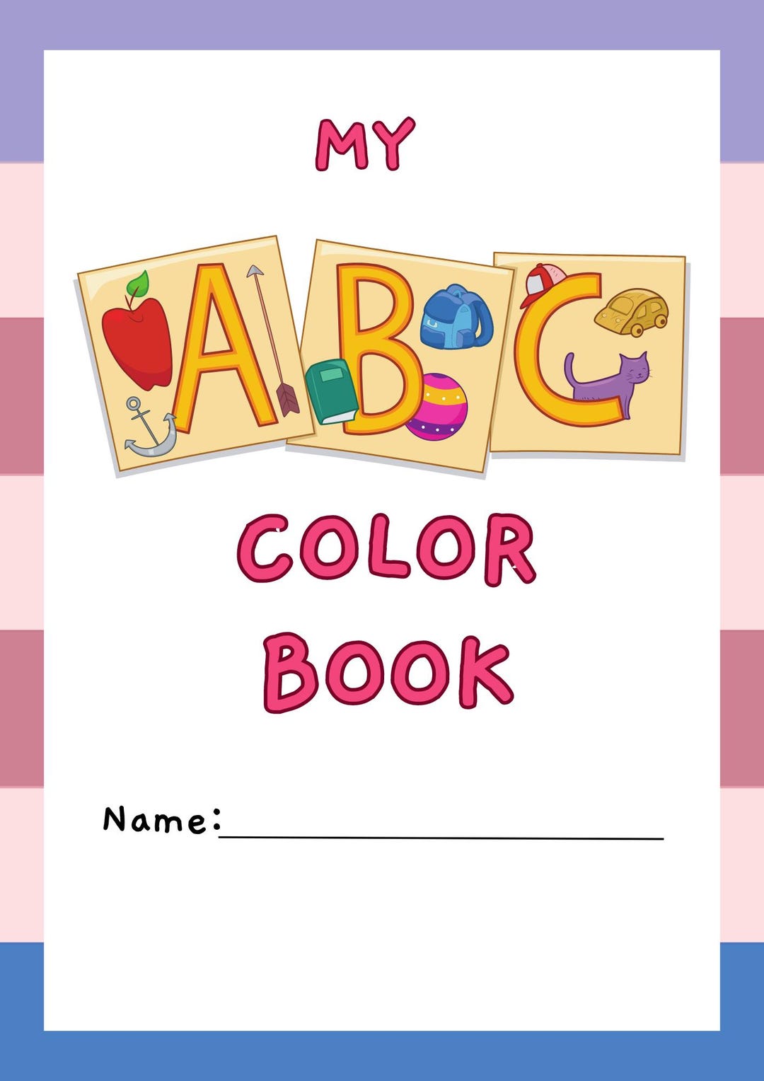 Abc in Het Engels Leerzaam Leer Engels Voor Kinderen - Etsy