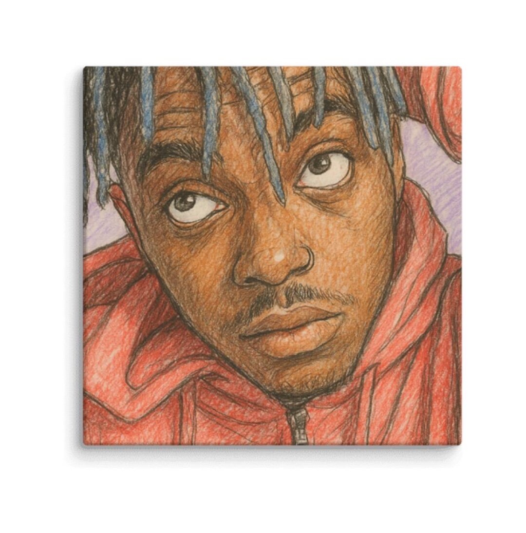 JUICE WRLD Canvas Printing 20”x20” - Etsy